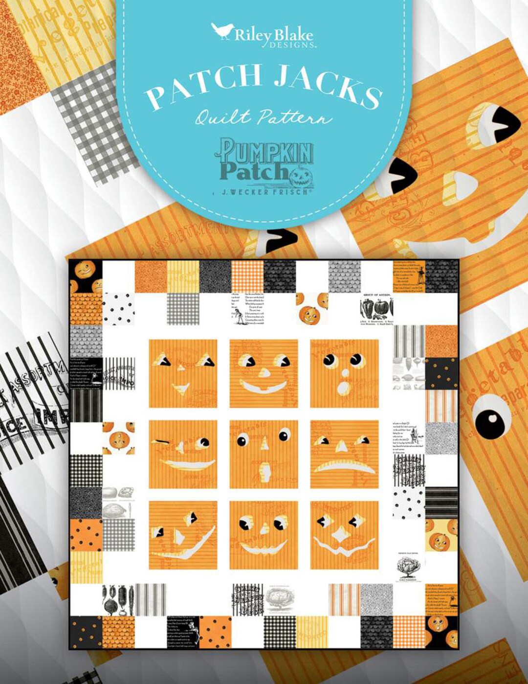 SALE Patch Jacks Quilt PATTERN P120 by J. Wecker Frisch - Riley Blake ...
