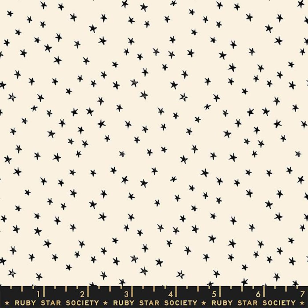 SALE Starry Mini Starry Mini Star RS4110 Natural - Moda Fabrics - Small ...
