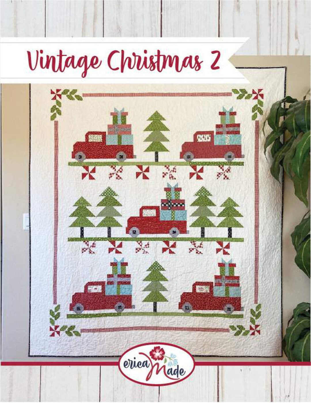 Vintage Christmas 2 Quilt PATTERN P189 by Erica Made - Riley Blake ...