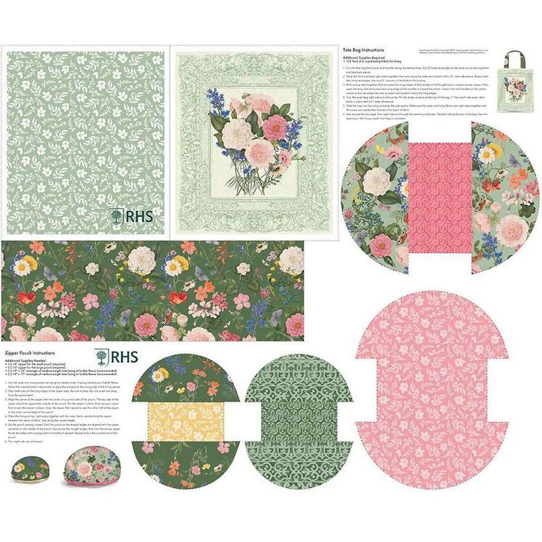 SALE Nature's Portrait Apron Panel PD15677 by Riley Blake - DIGITALLY ...