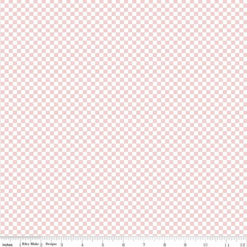 Pink Gingham Fabric - Etsy