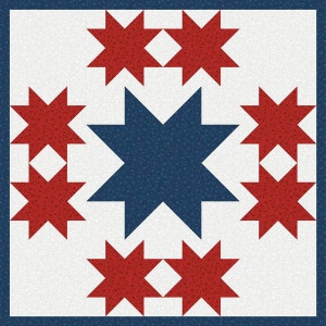 SALE Galaxy of Stars Quilt PATTERN Booklet P120 by Gerri - Etsy