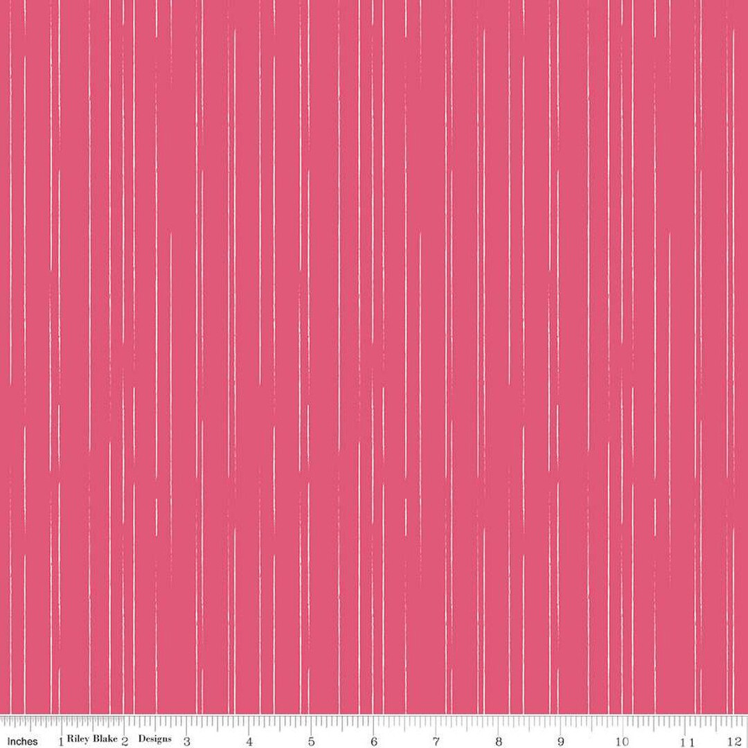 South Hill Stripes C12665 Raspberry Riley Blake Designs Stripe Lines ...