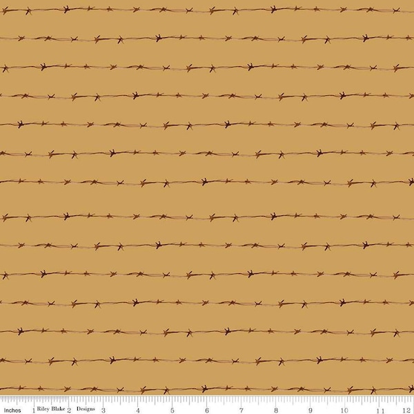 Barbed Wire Fence Fabric - Etsy
