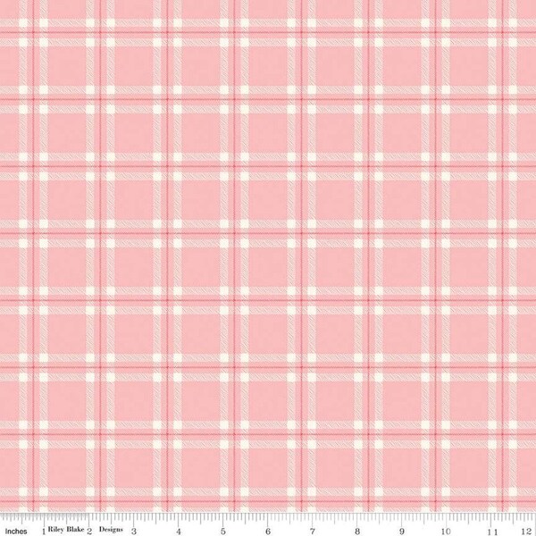 Pink Plaid Fabric - Etsy