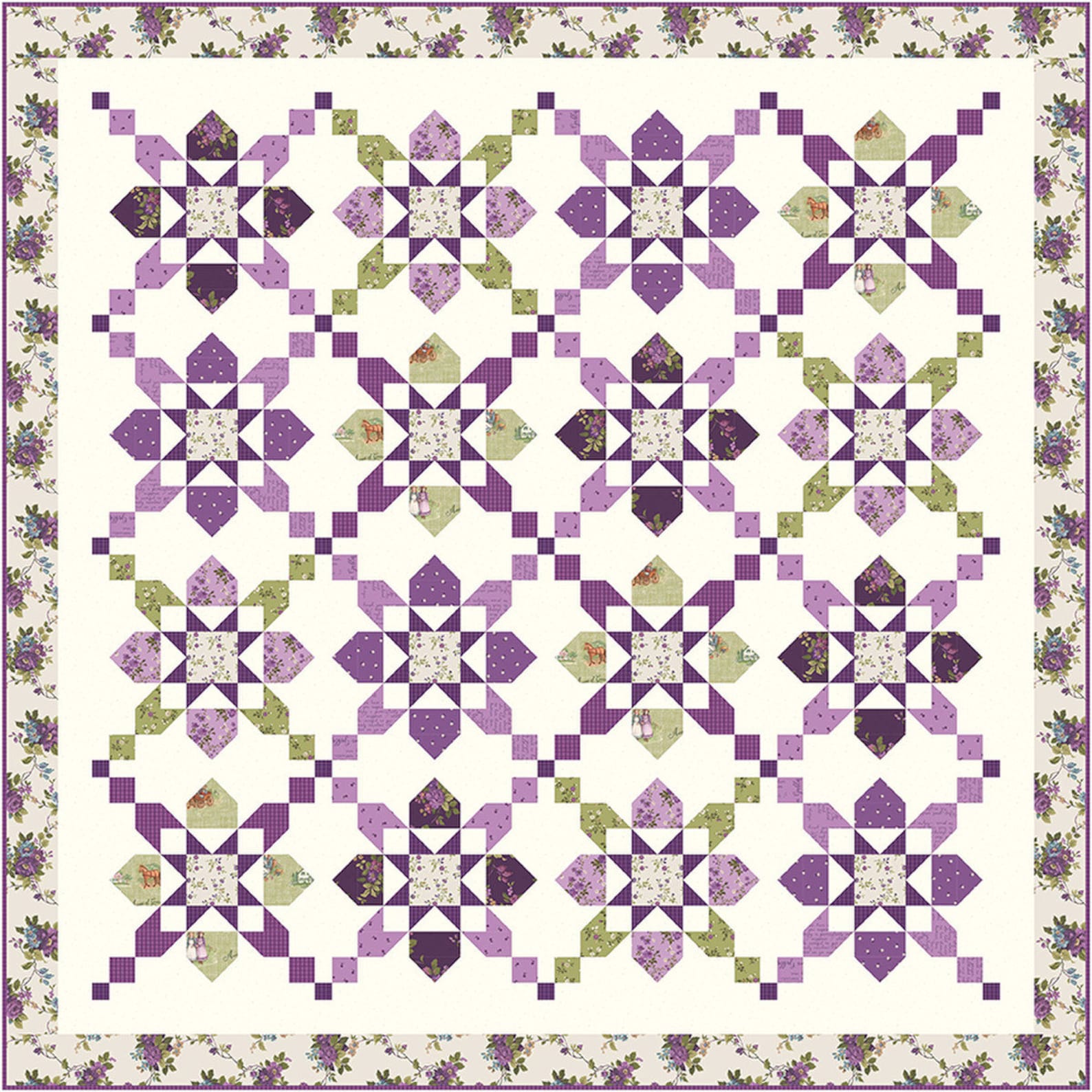 Jubilant Quilt PATTERN P180 - Wendy Sheppard - Riley Blake Designs ...