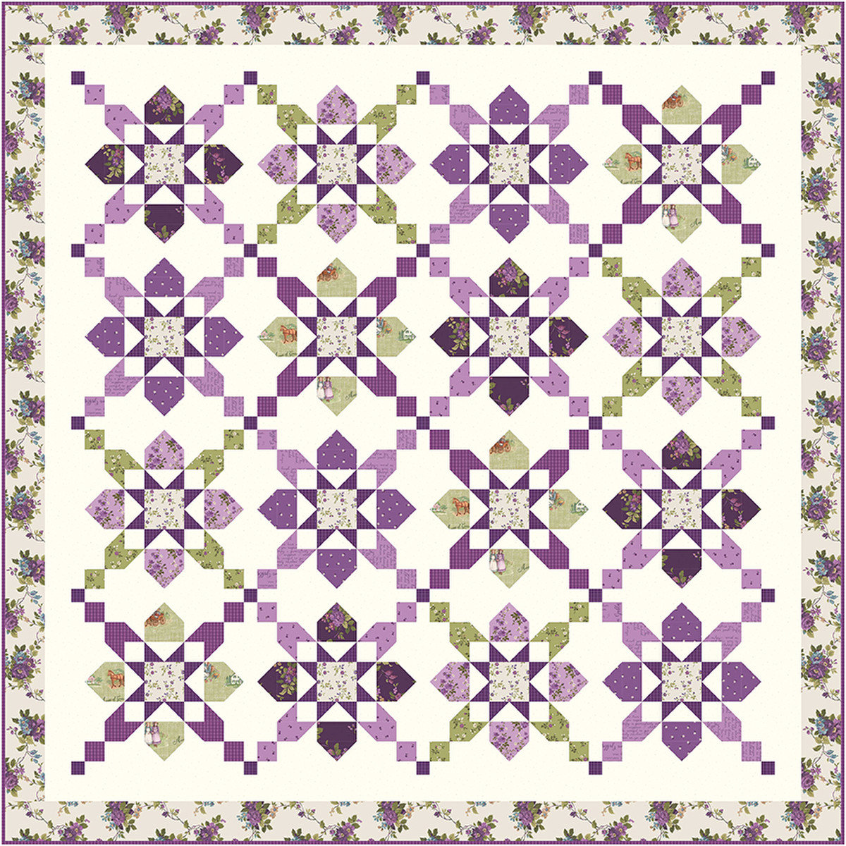 Jubilant Quilt PATTERN P180 - Wendy Sheppard - Riley Blake Designs ...