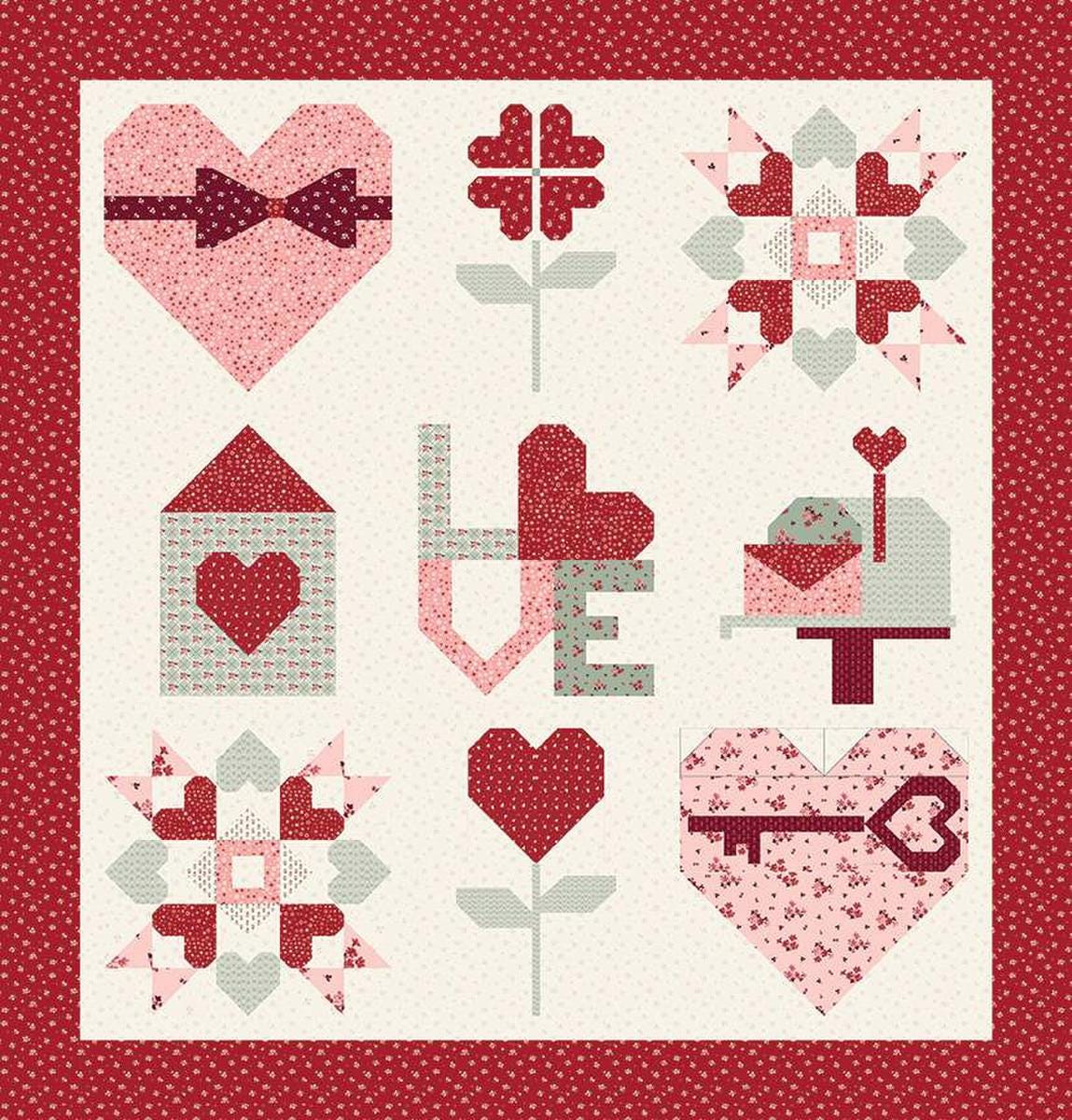 DEAL Many Ways to Love Quilt PATTERN - Sandy Gervais - Riley Blake ...