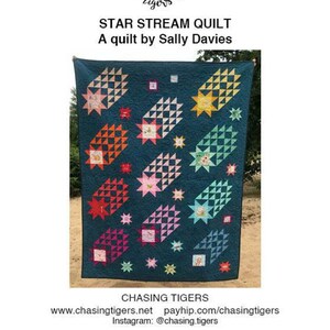 Star Stream Quilt PATTERN P162 by Sally Davies - Riley Blake Designs ...