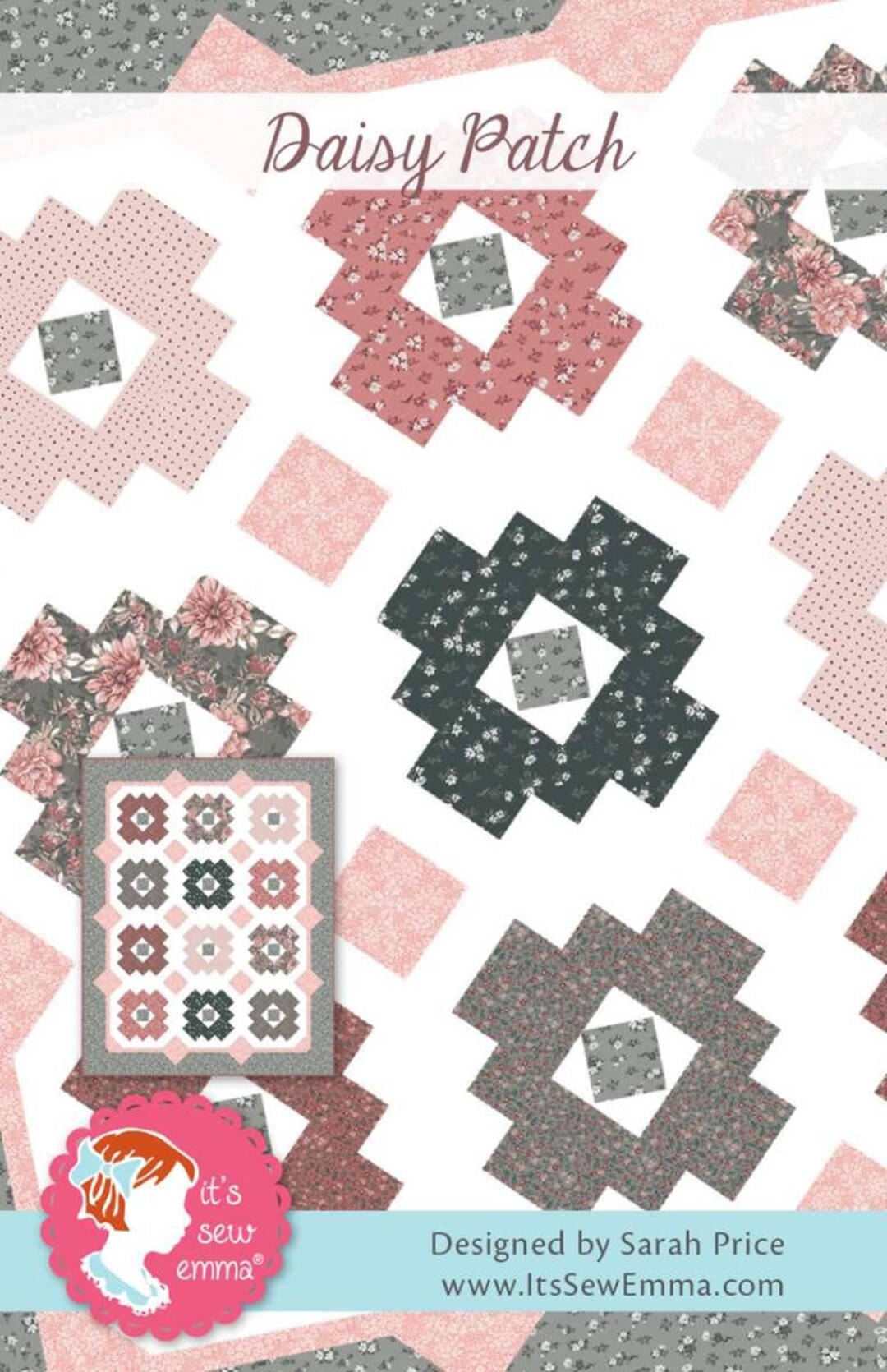 SALE Daisy Patch Quilt PATTERN P051 by It's Sew Emma - Riley Blake Designs - INSTRUCTIONS Only ...