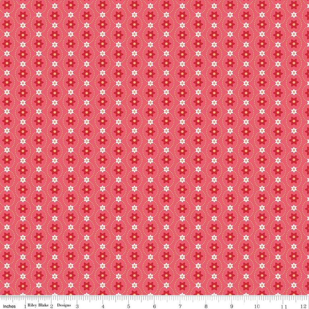 Americana Eleanor C16088 Tea Rose - Riley Blake Designs - Lori Holt ...