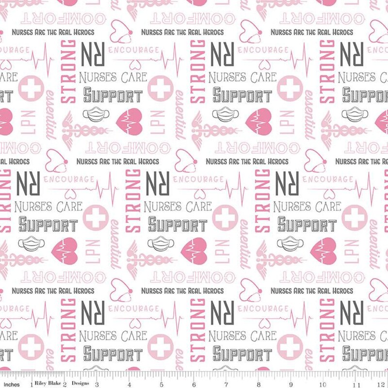 Nurse Fabric - Etsy