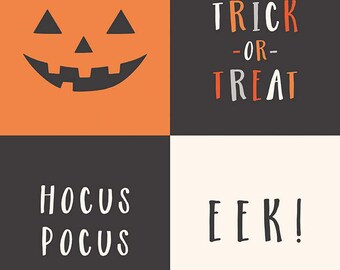 Hey Bootiful Skeleton Panel GP13138 Glow-in-the-dark by Riley Blake ...