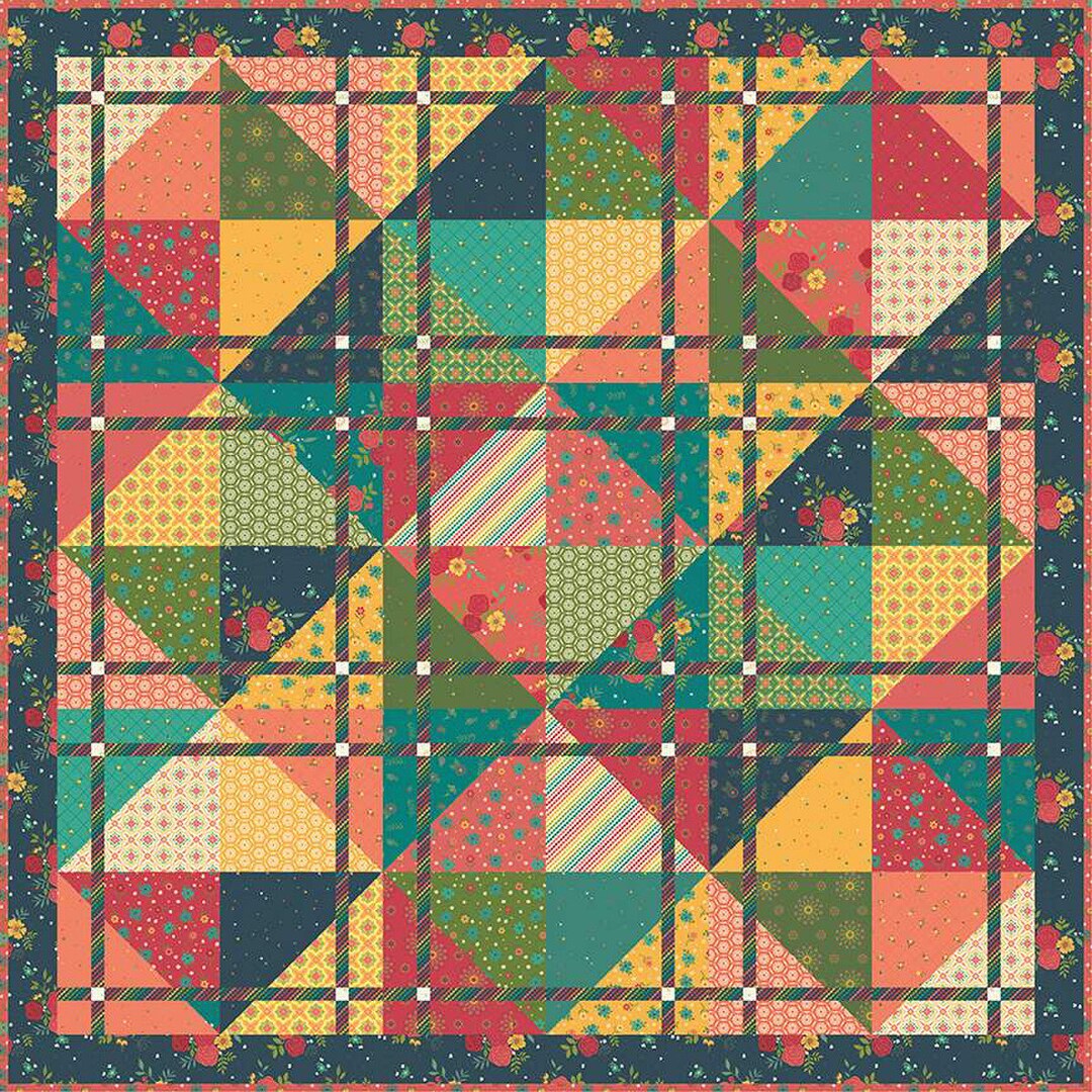 DEAL Slice & Dice Quilt PATTERN P154 - Heather Peterson - Riley Blake ...