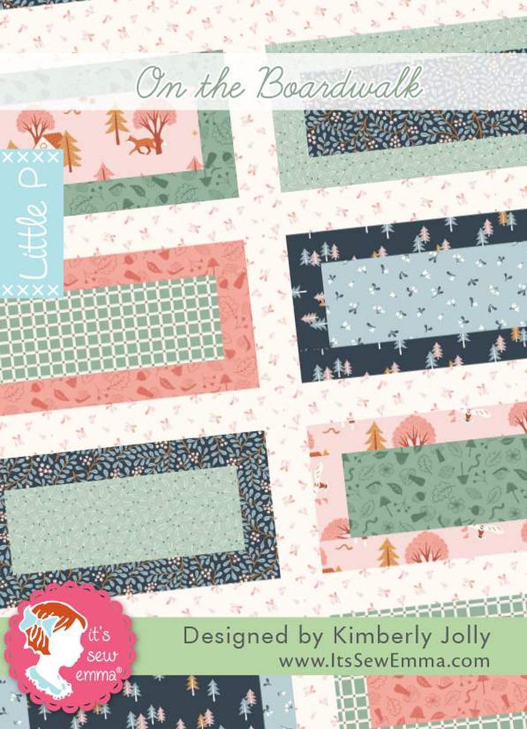 SALE on the Boardwalk Quilt PATTERN P051 by It's Sew Emma - Riley Blake ...