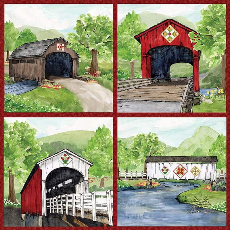 Covered Bridge Quilt Kits - Etsy