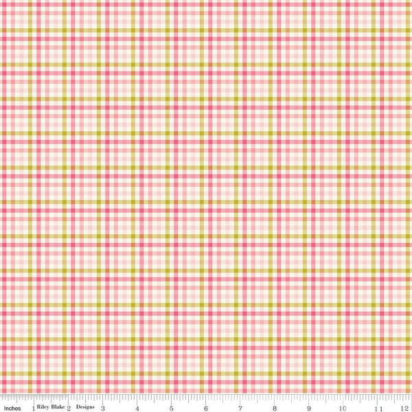 Pink Plaid Fabric - Etsy