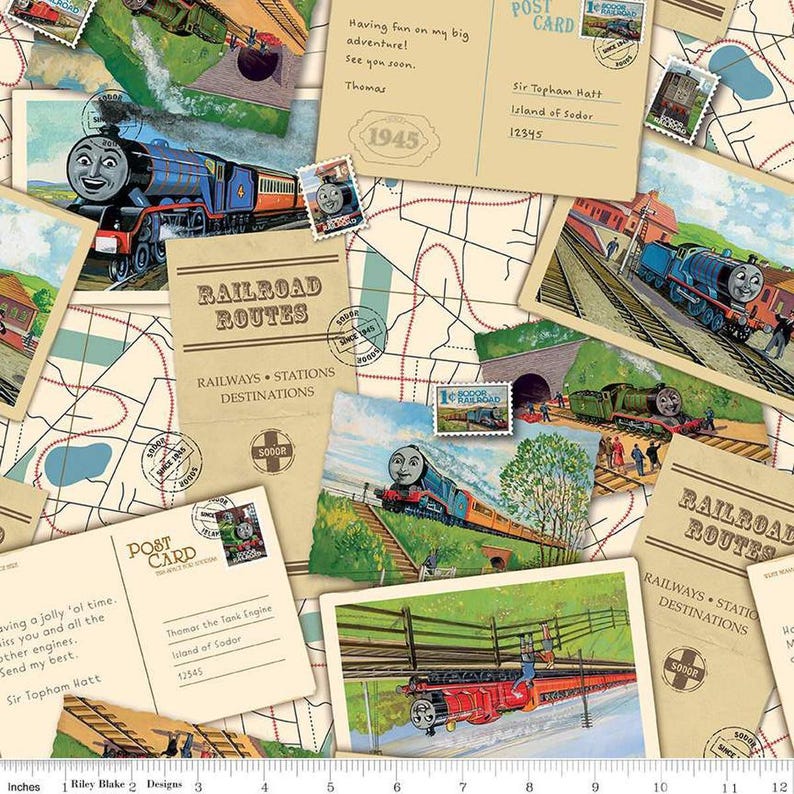 SALE Thomas & Friends™ 80th Anniversary Postcard Toss CD17015 Multi ...