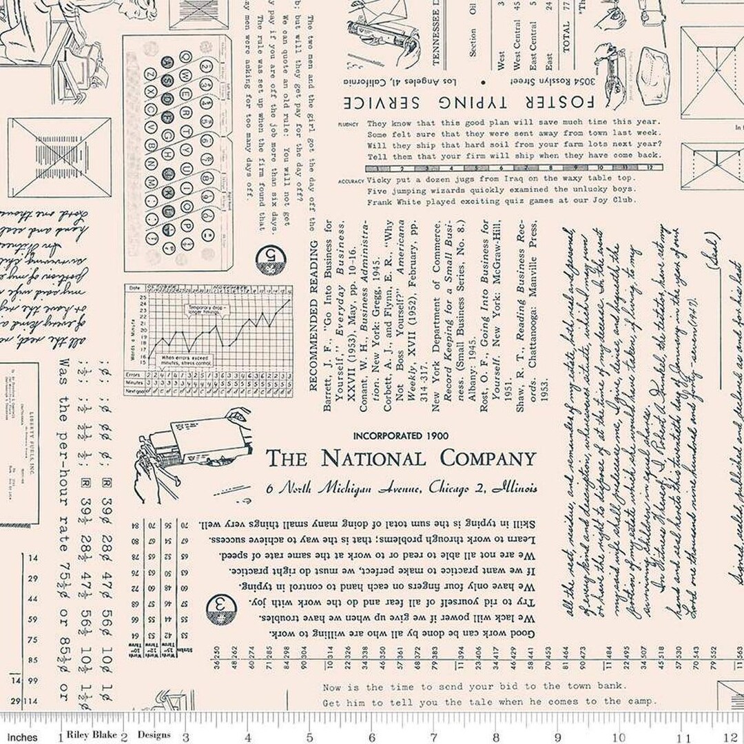 SALE Type/ography Background C16851 Blackboard - Riley Blake Designs ...