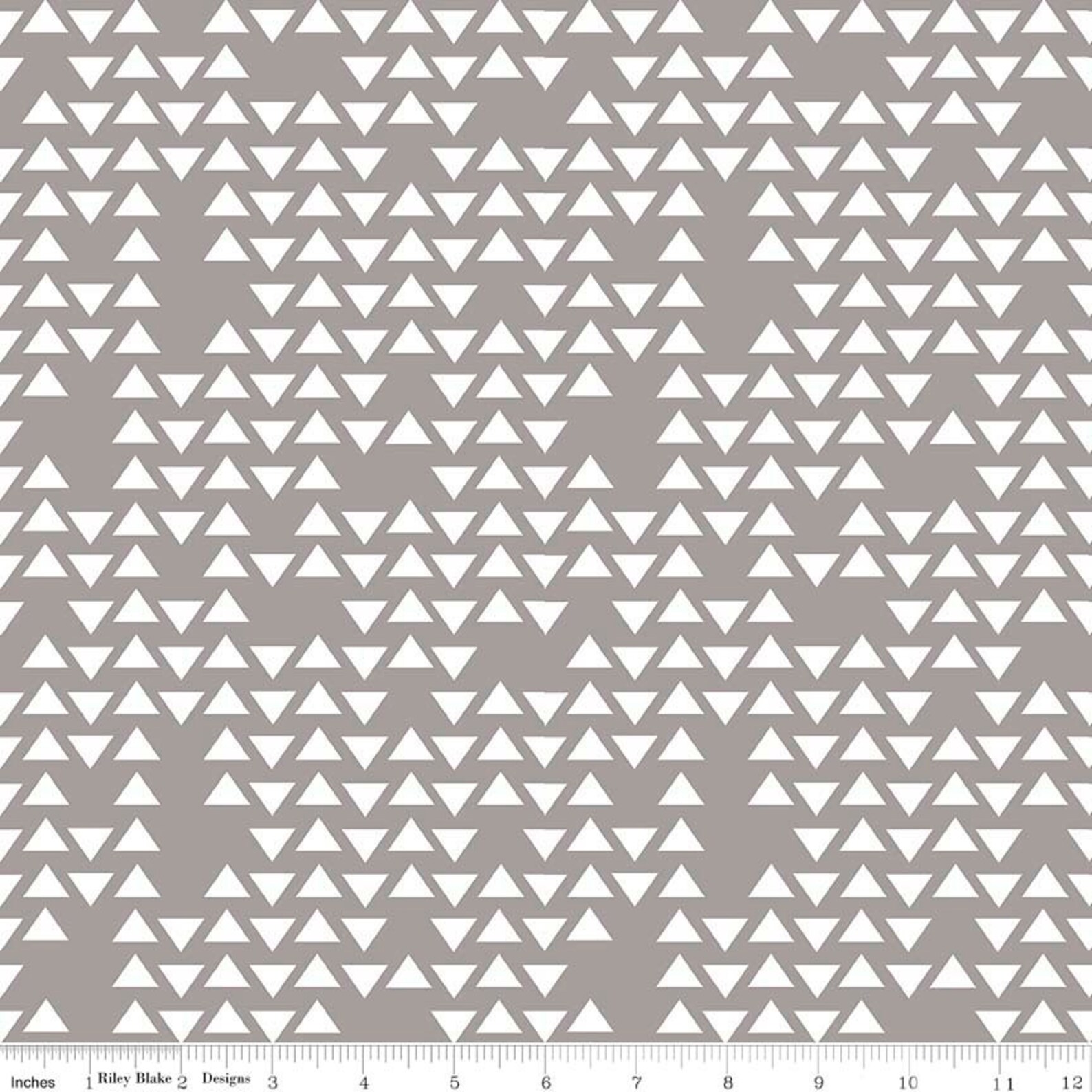 SALE by Popular Demand Triangles Gray White - Riley Blake Designs ...