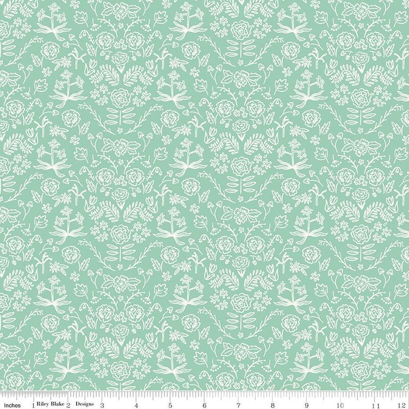 Mint Damask - Etsy