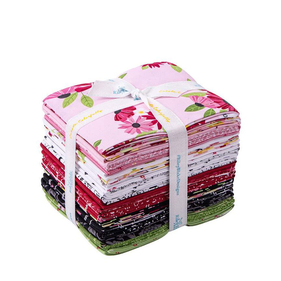 Flour and Flower Fat Quarter Bundle 25 Pieces Riley Blake Designs Pre ...