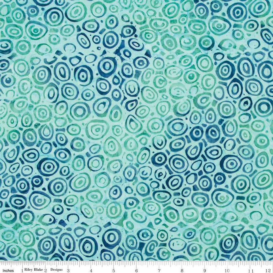 SALE Batiks Expressions Bayou Blues BTHH Curious - Riley Blake Designs ...