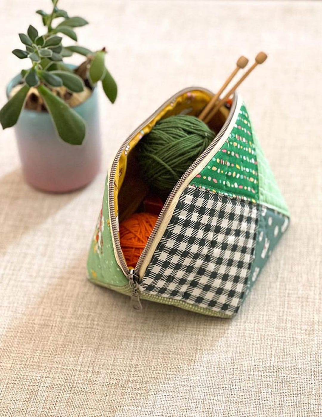 DEAL Minki Kim Criss Cross Pouch Set Bag Project Quilt PATTERN P178 ...