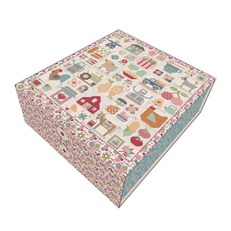 DEAL Farm Fresh Sew Along Quilt Kit KT-17162 - Lori Holt - Riley Blake ...