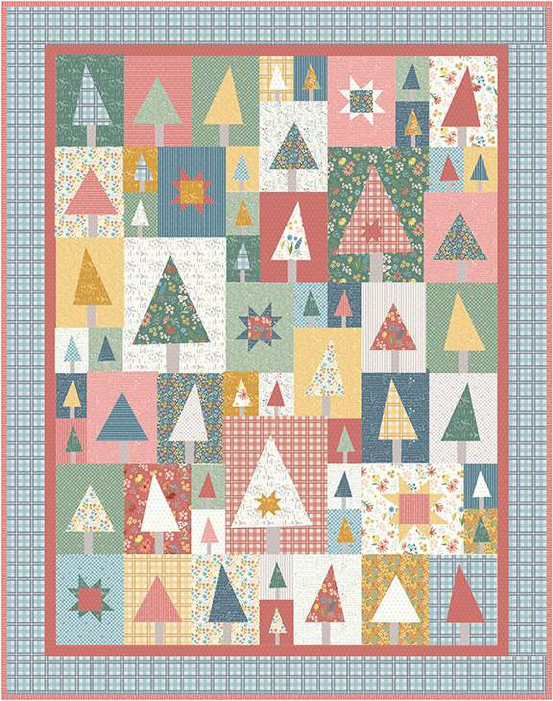 Pine Hollow Patchwork Forest Quilt PATTERN P123 by Amy Smart - Riley ...