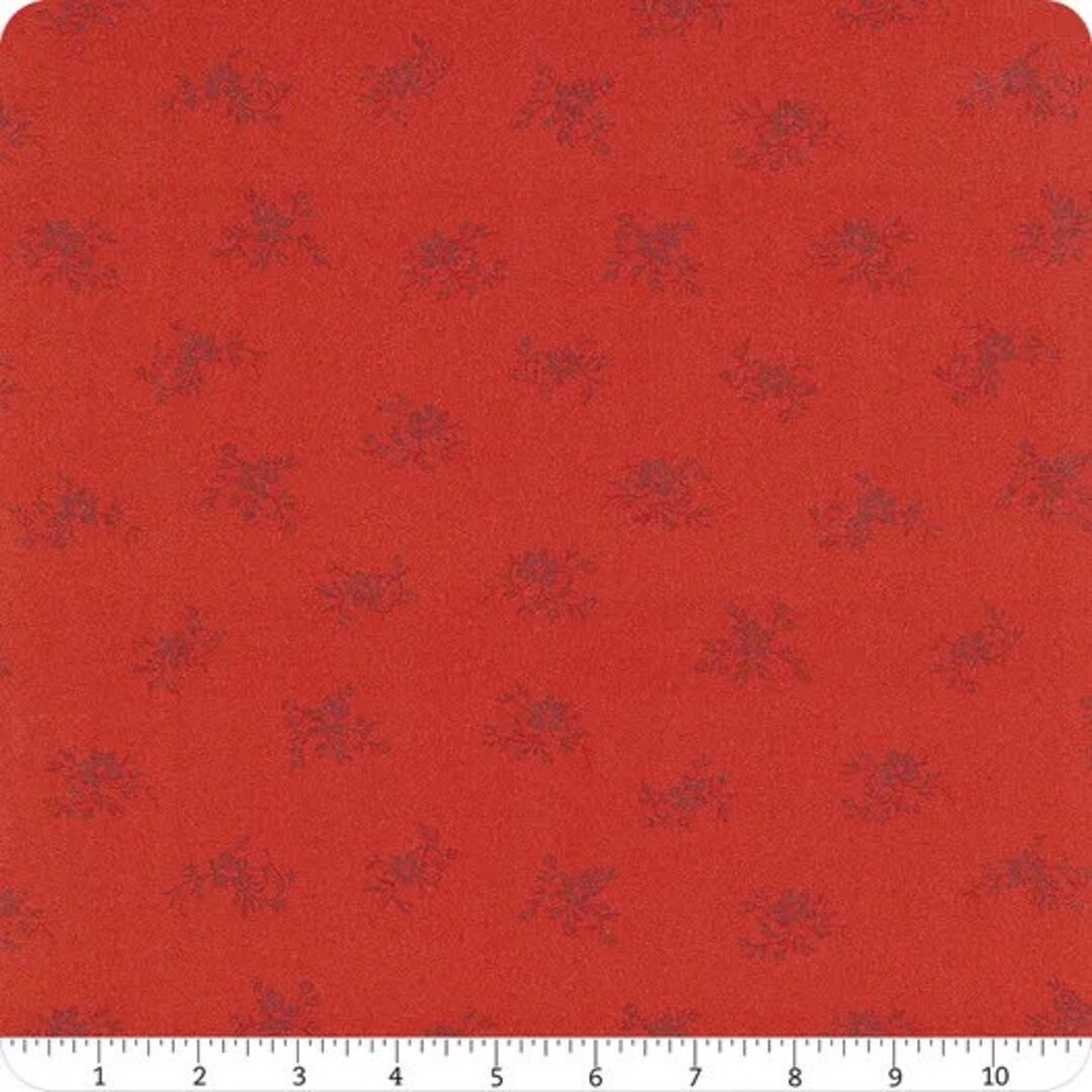 3 Yard Cut Perennial WIDE BACK WB655 Red Riley Blake - Etsy