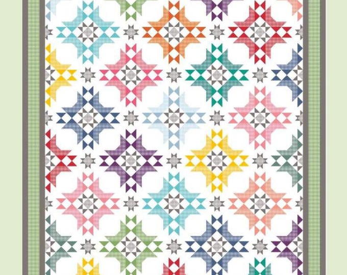 SALE Sew-n-quilt Galactic Stars Quilt PATTERN P188 - Riley Blake ...