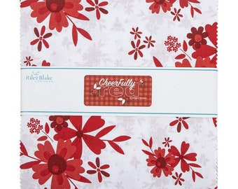 Red Layer Cake Fabric - Etsy