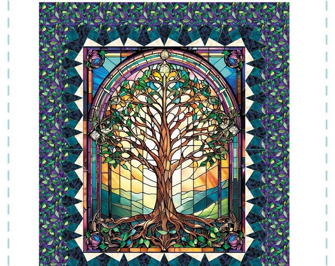 Stained Glass Quilt PATTERN - QT Fabrics - Instructions Only - Cactus ...
