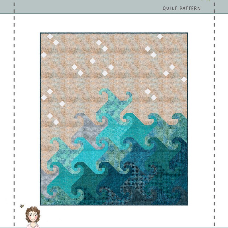 Ocean Wave Quilt Pattern - Etsy