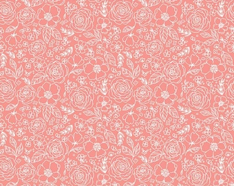 26 End of Bolt Piece I Love Us Plaid C13968 Coral by Riley Blake ...