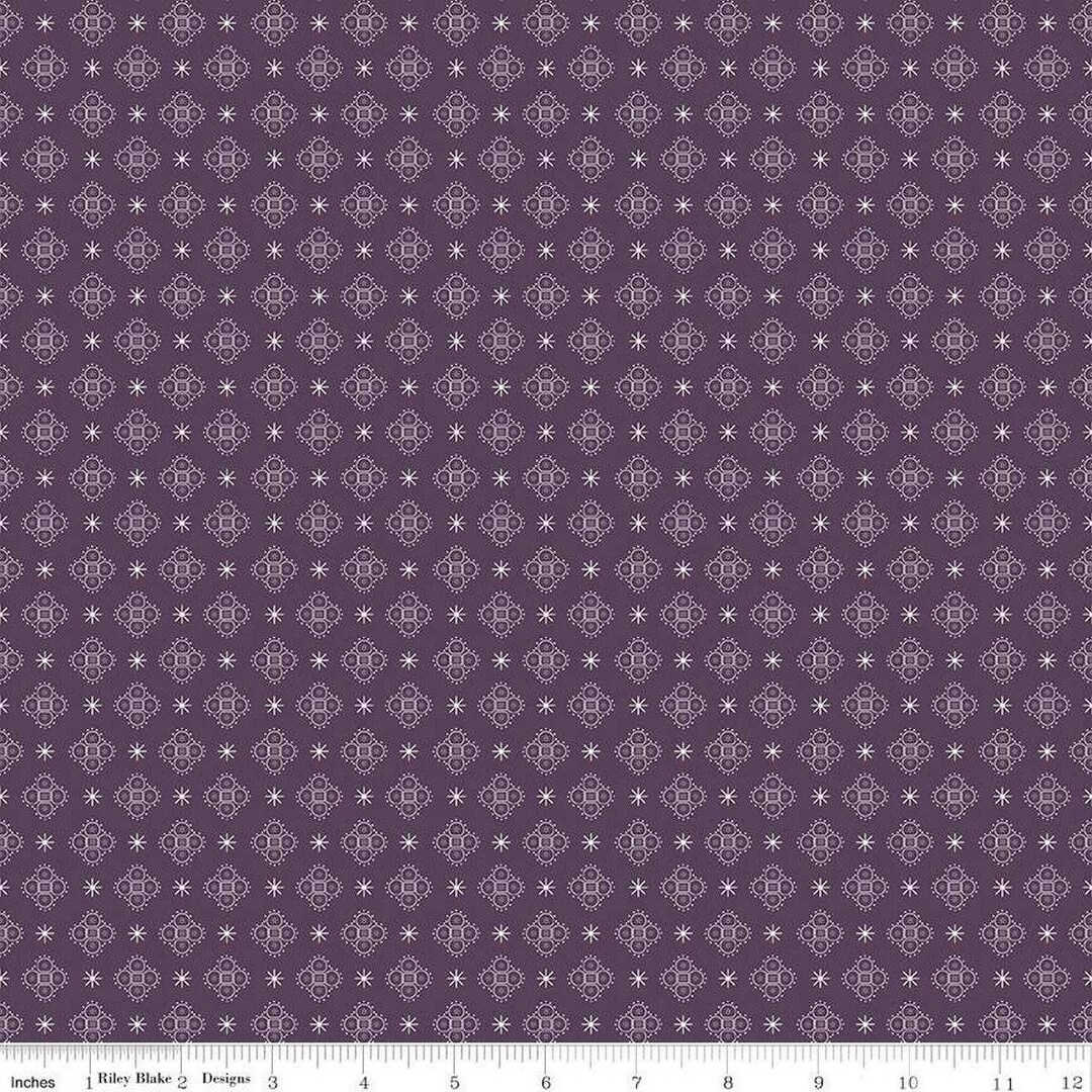 Calico Starshine C12854 Velvet - Riley Blake Designs - Lori Holt ...