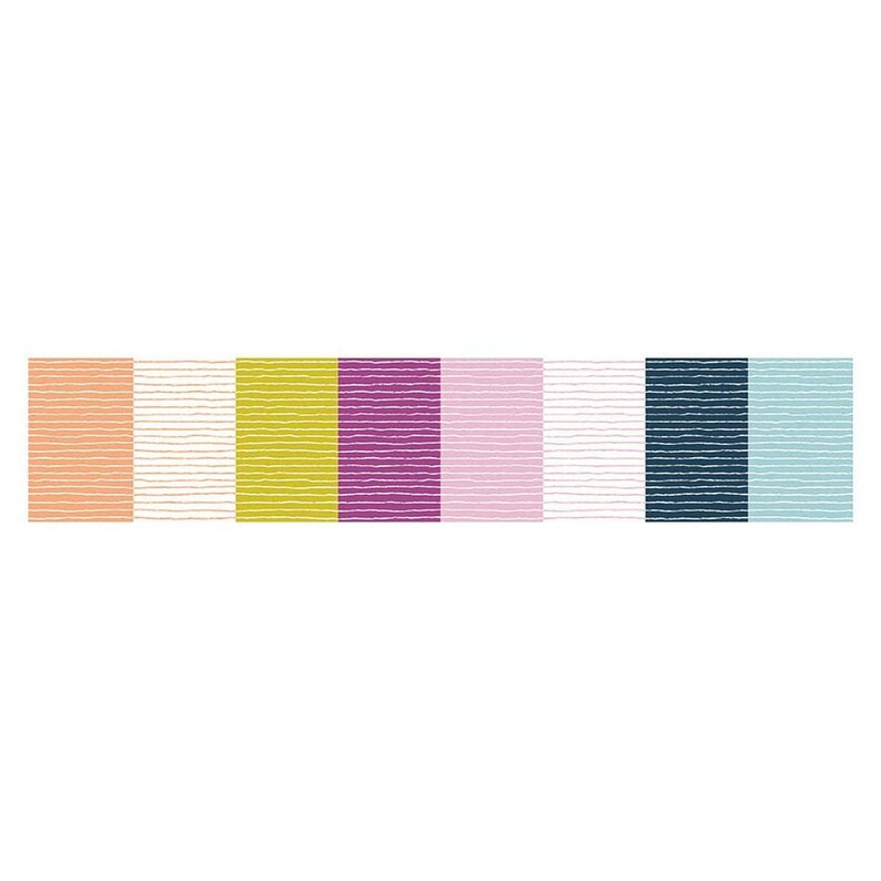 SALE Homage Binding C17226 Multi - Riley Blake Designs - 5 Inch Stripes ...