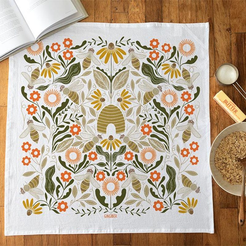 Tea Towel Fabric - Etsy