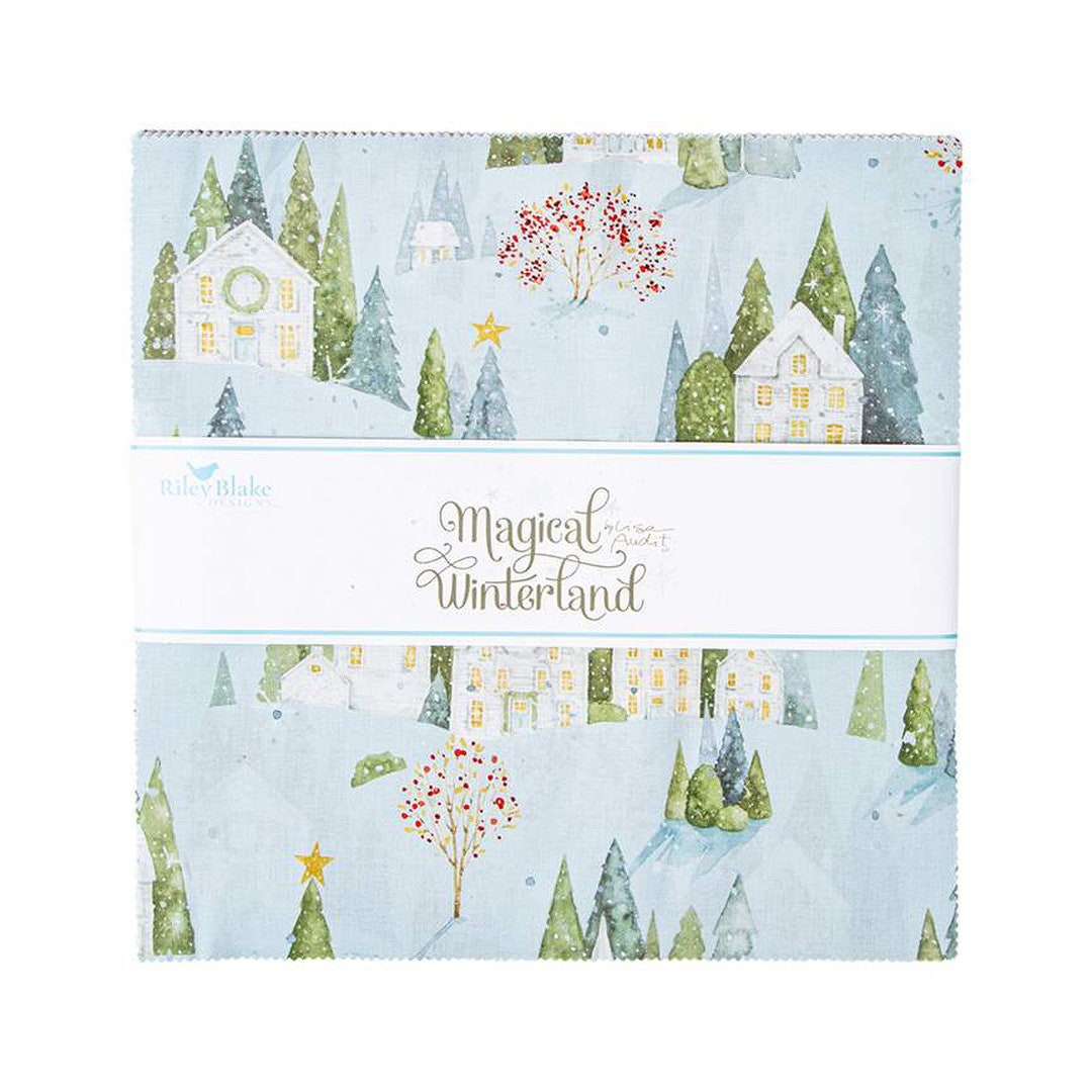 Magical Winterland Layer Cake 10" Stacker Bundle - Riley Blake Designs ...