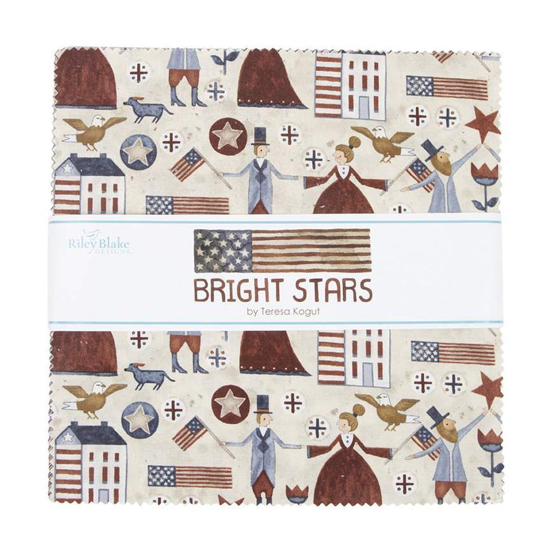 SALE Bright Stars Layer Cake 10" Stacker Bundle - Riley Blake Designs ...