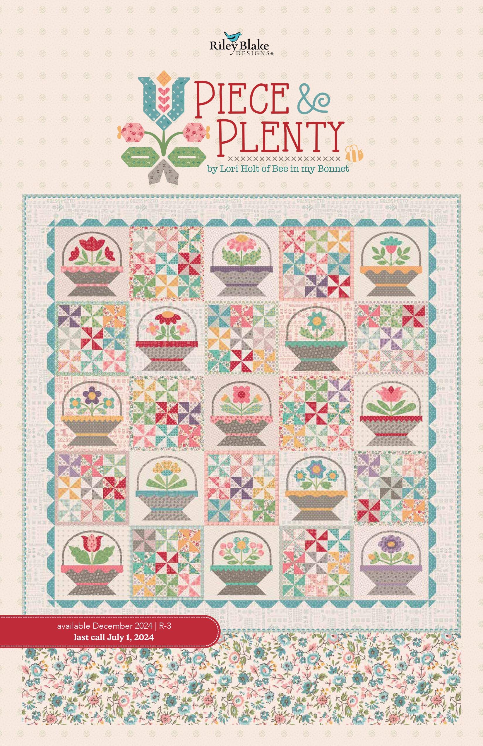 SALE Piece & Plenty Layer Cake 10" Stacker Bundle - Lori Holt - Riley ...