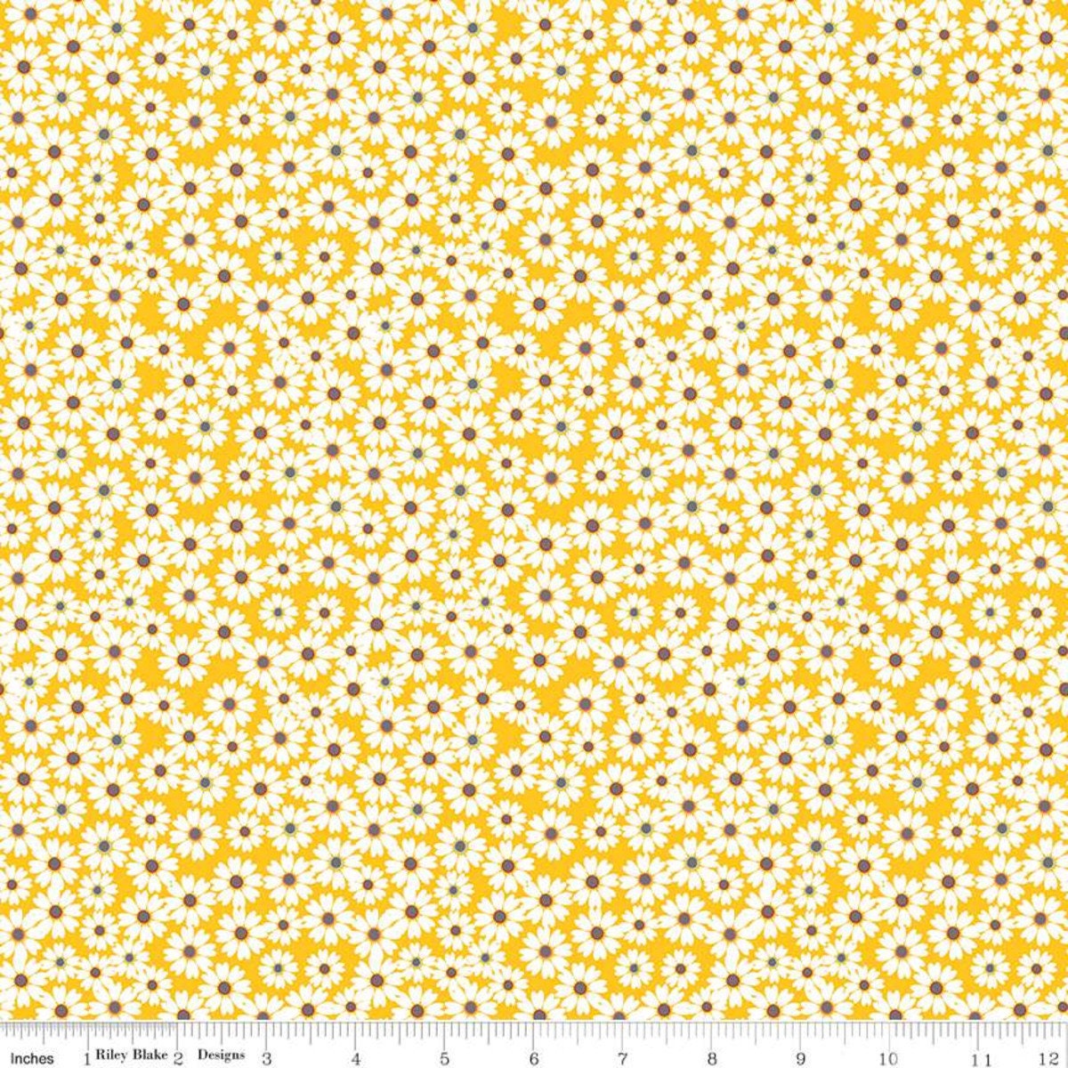 Singing in the Rain Daisy Fields Yellow Riley Blake Designs - Etsy