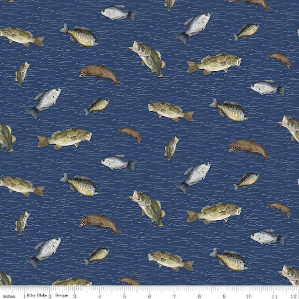 Fish Fabric - Etsy