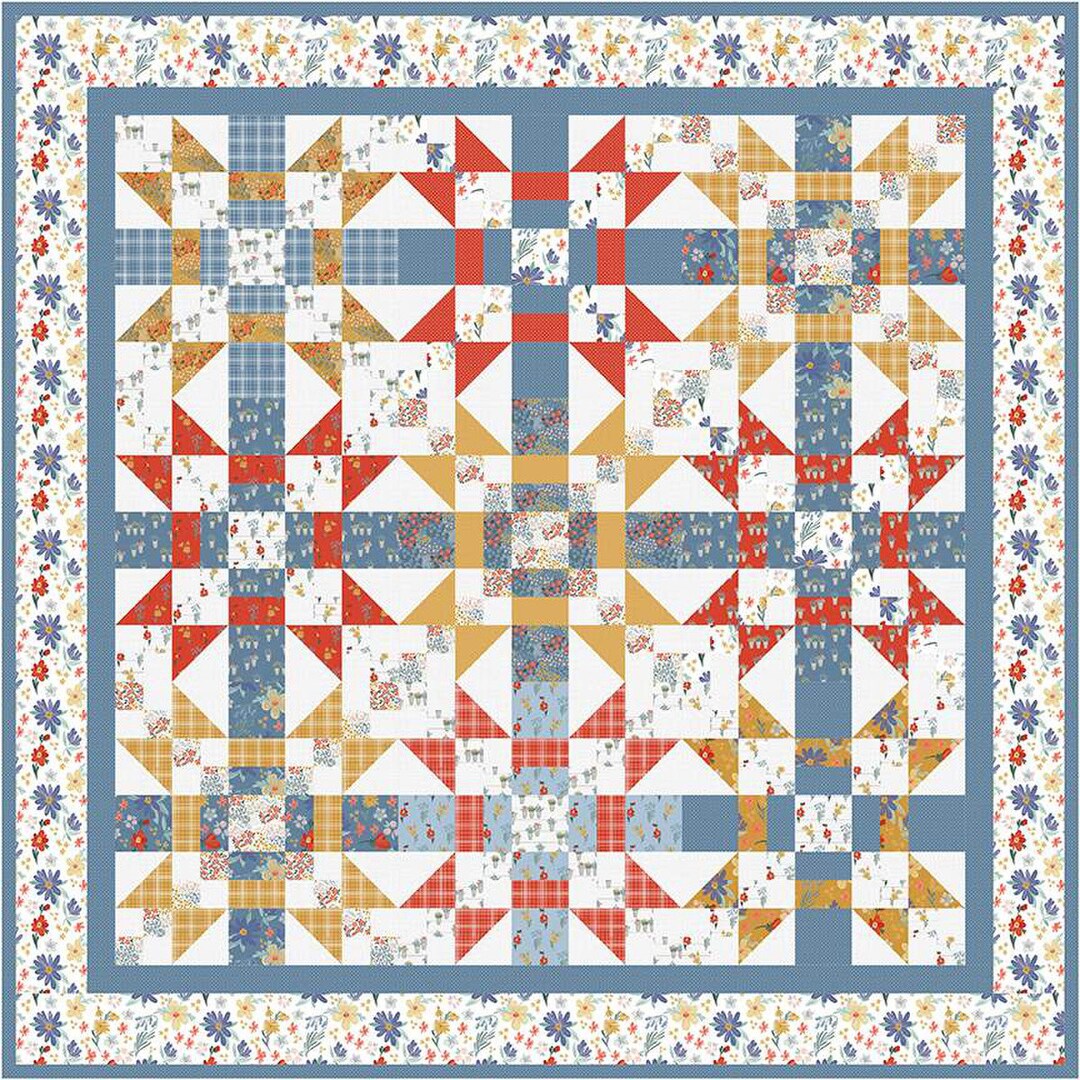 SALE Jackie's Star Quilt PATTERN P190 by Snowball Quilt Company Riley ...