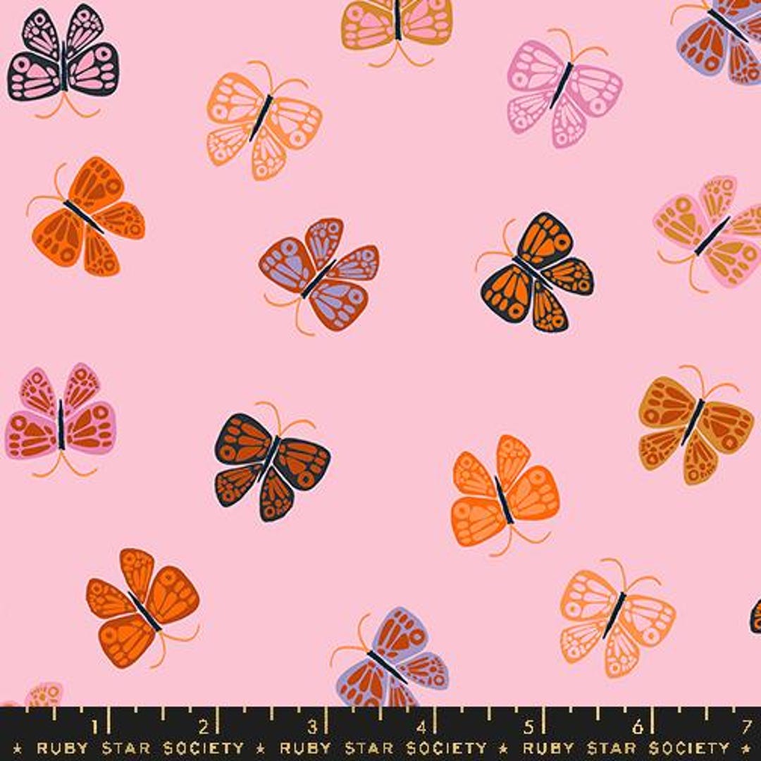 Ooh Lucky Lucky Butterfly RS4115 Posy - Moda Fabrics - Butterflies ...
