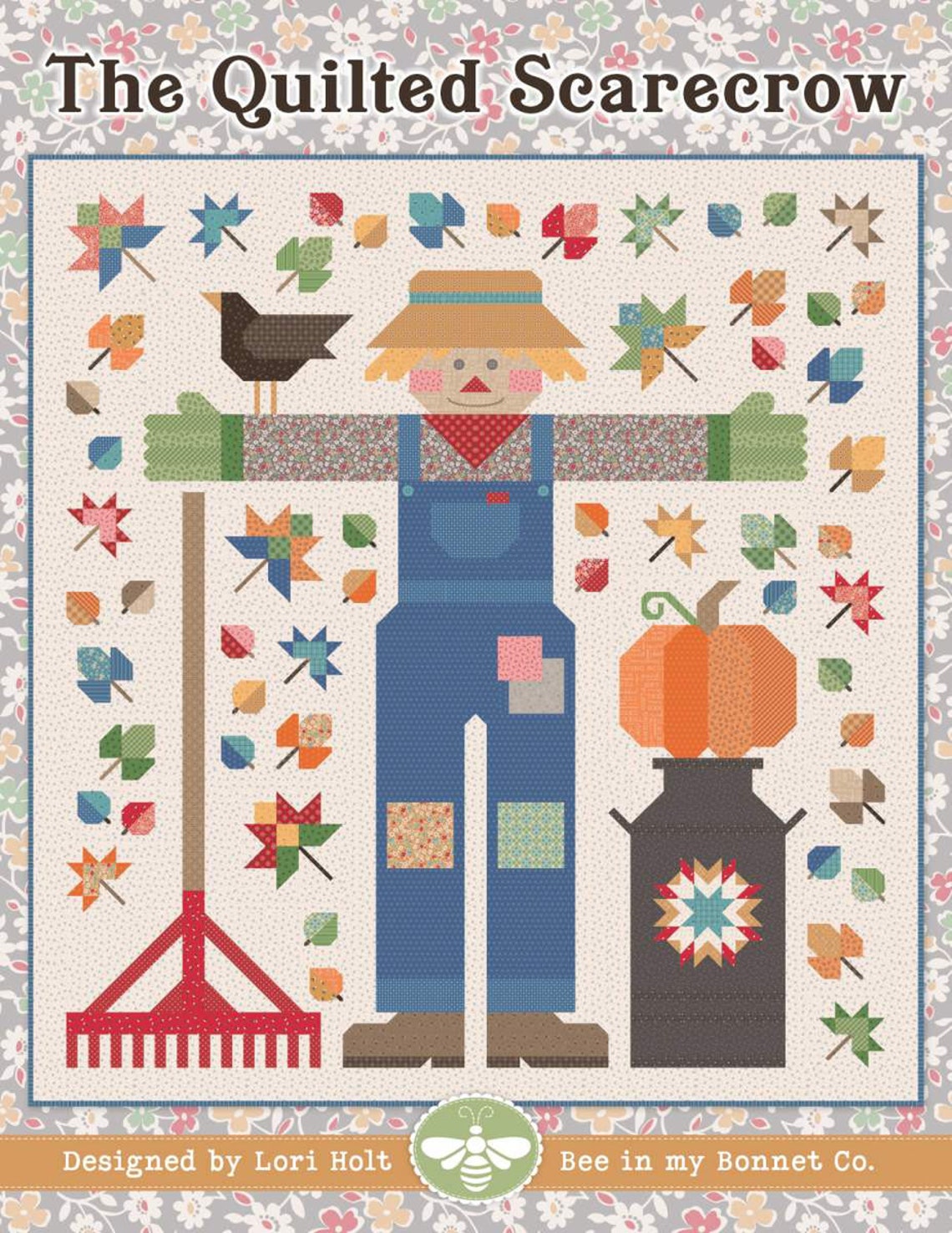 SALE the Quilted Scarecrow Quilt PATTERN P051 - Lori Holt - Riley Blake ...