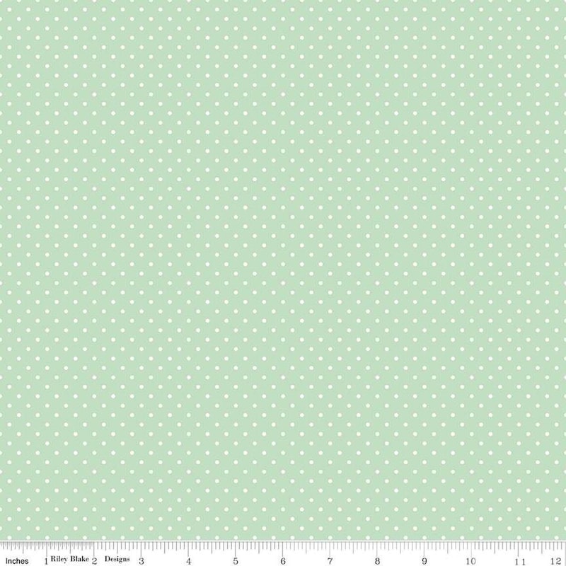 Mint Polka Dot - Etsy