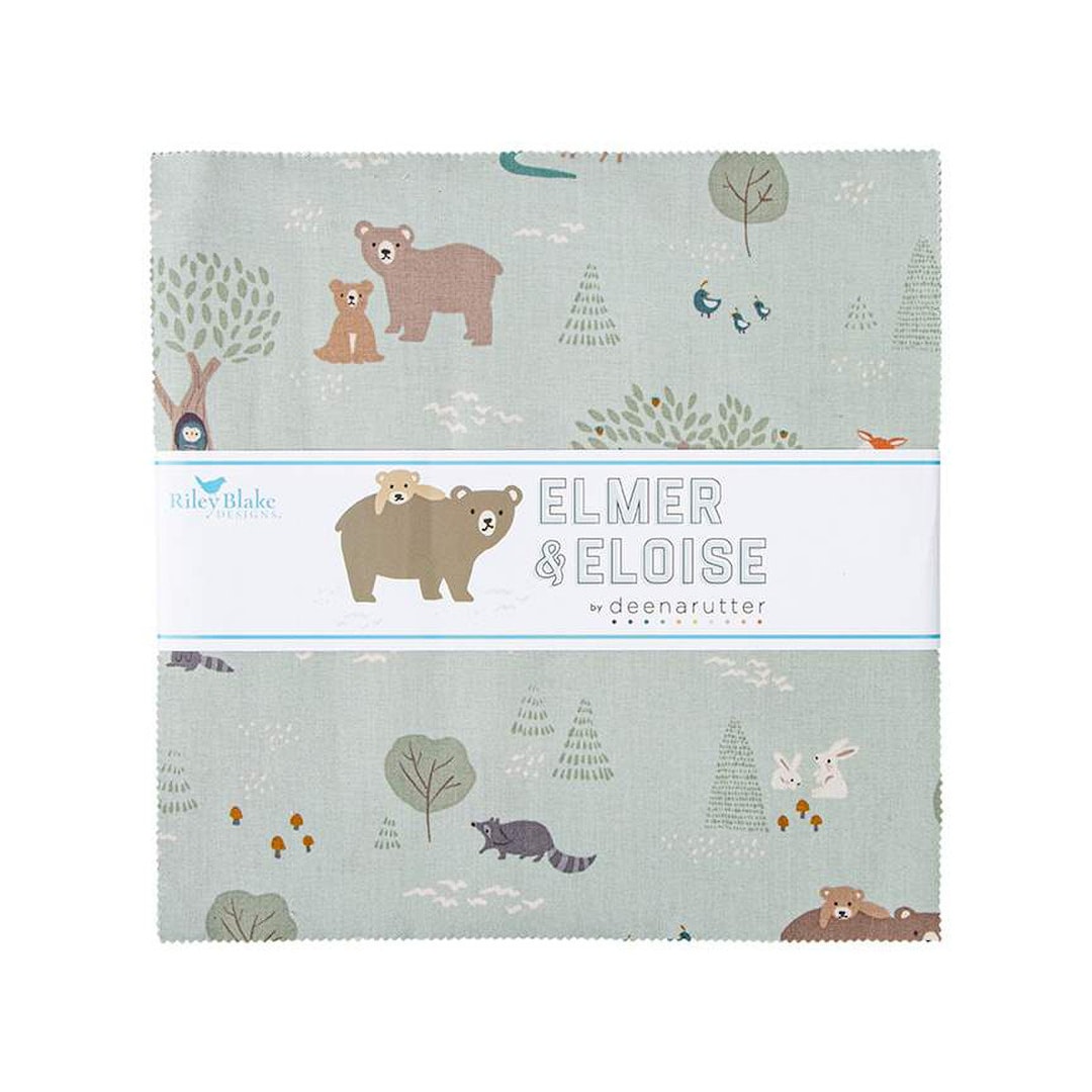 Elmer and Eloise Layer Cake 10 Stacker Bundle Riley Blake Designs 42 ...