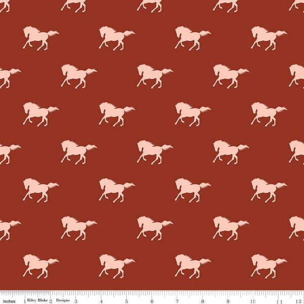 Mustang Horse Fabric - Etsy
